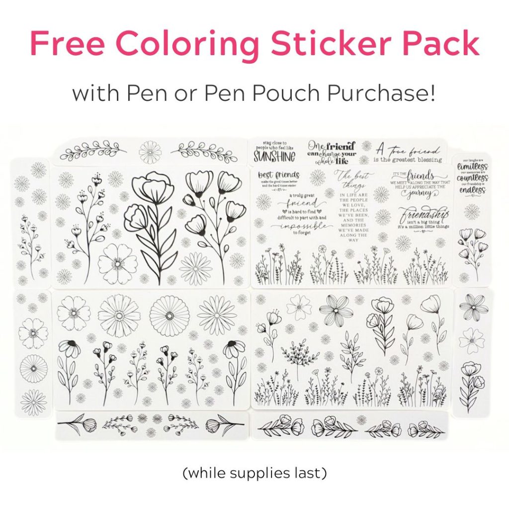 Black Zipper Pouch - Ana Bean Paper Co.