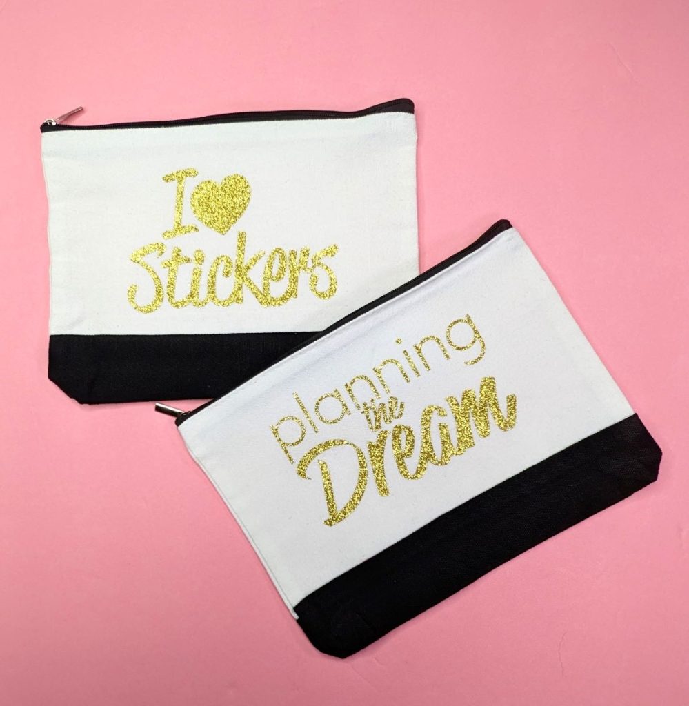 Large Canvas Zipper Pouch - Ana Bean Paper Co.