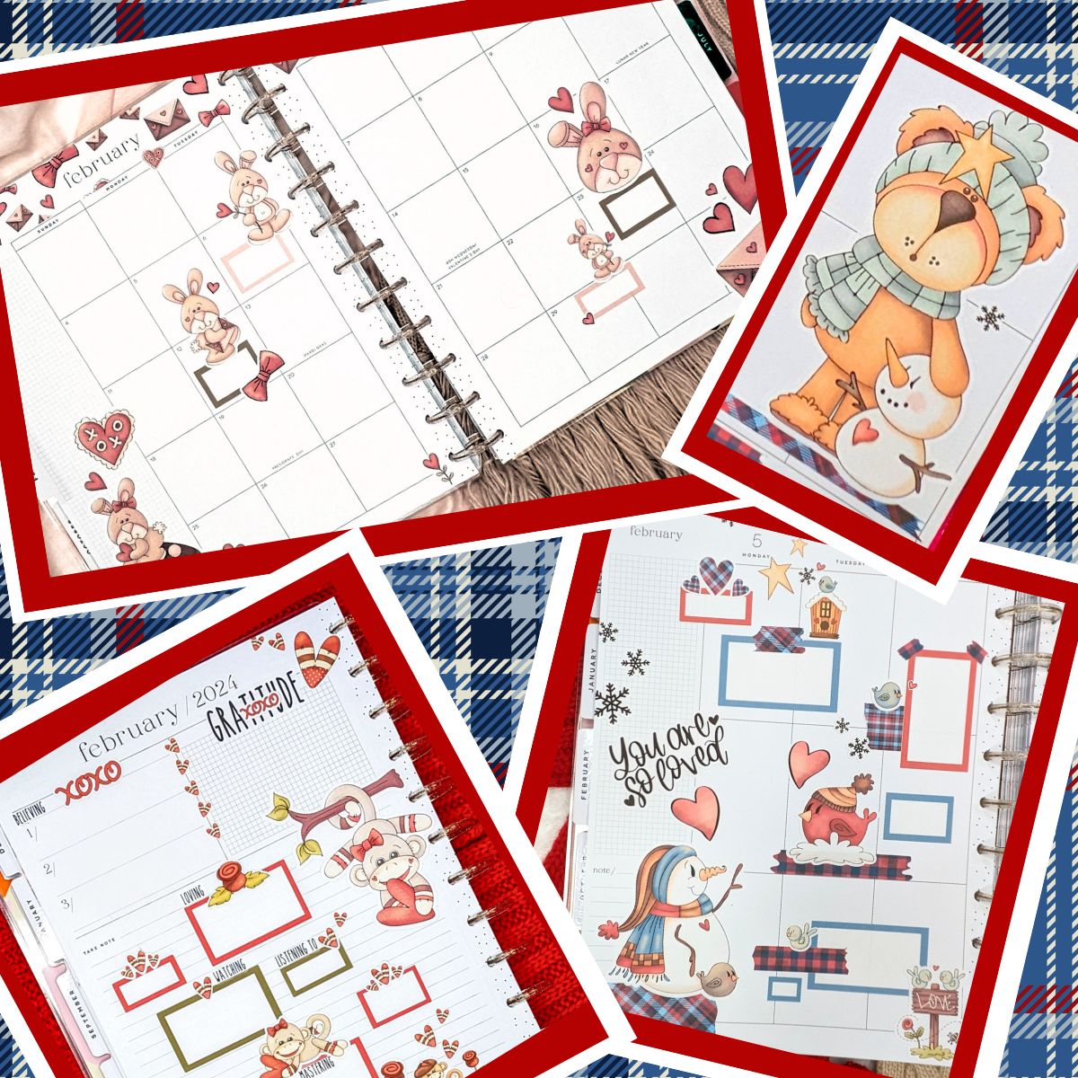 Country Valentine Sticker Packs - Ana Bean New